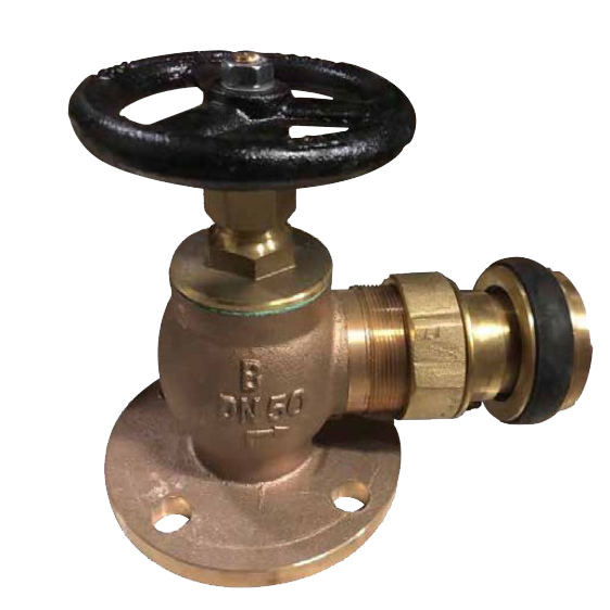 ANGLE HYDRANT BRONZE VALVE MACHINO COUPLING DN50 JIS 10K - Naga Mas ...